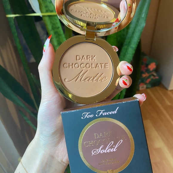 Too Faced | Makeup | New Too Faced Dark Chocolate Matte Soleil Bronzer ...